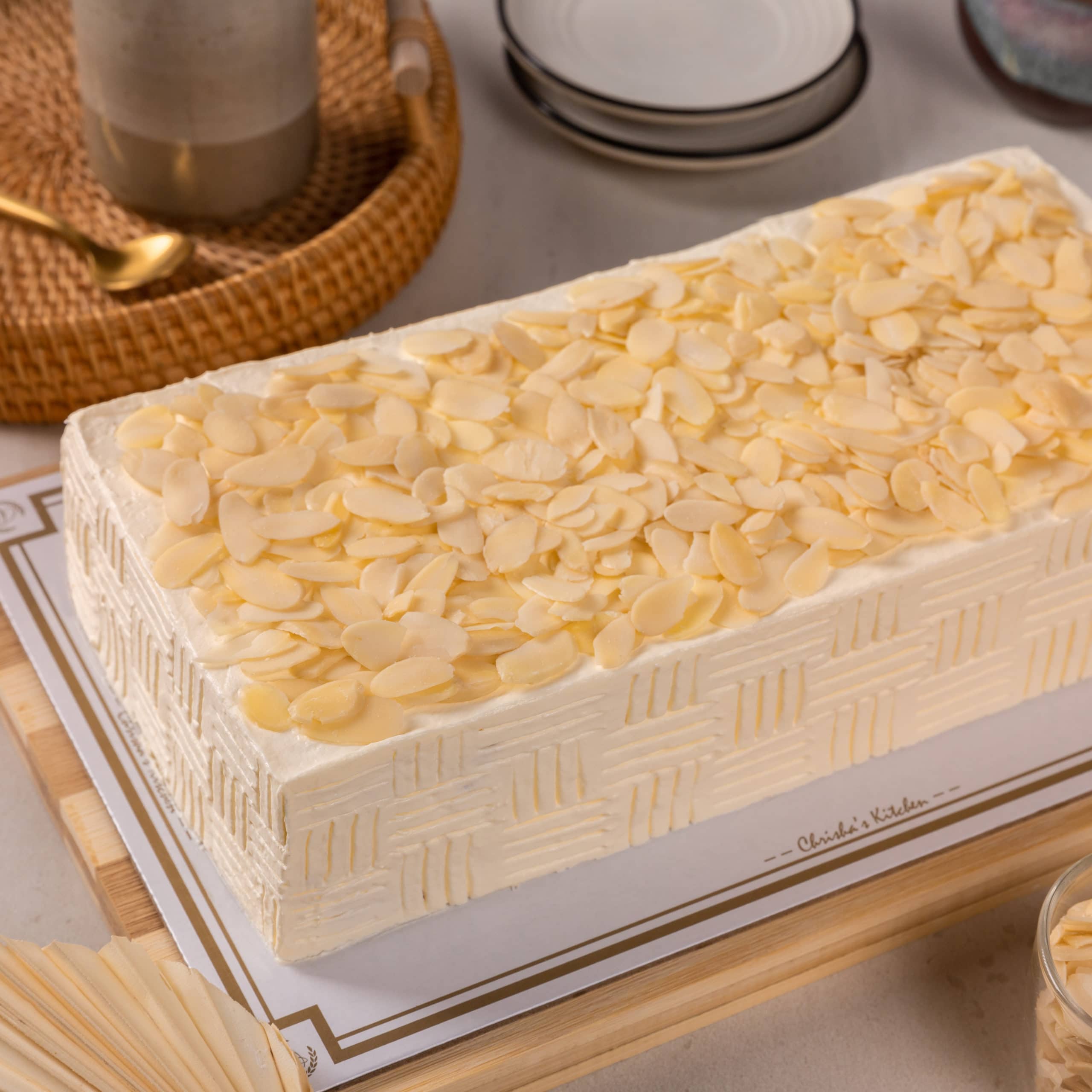 Almond Sans Rival (Size: Small) - Chrisha's Kitchen